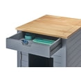 TRINITY | 20" Litter Box Enclosure End Table w/ Drawer | Dark Gray ...