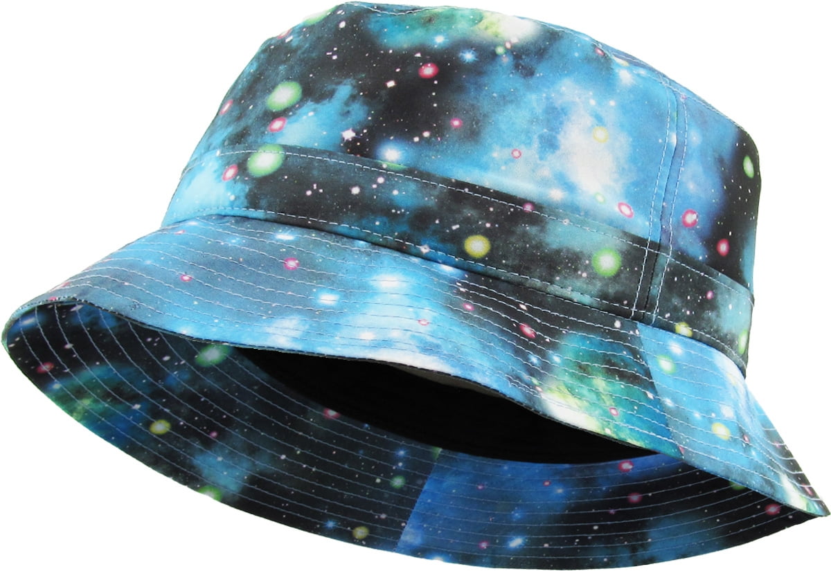 Galaxy Bucket Hat Fashion Space Print Summer Cap - Walmart.com