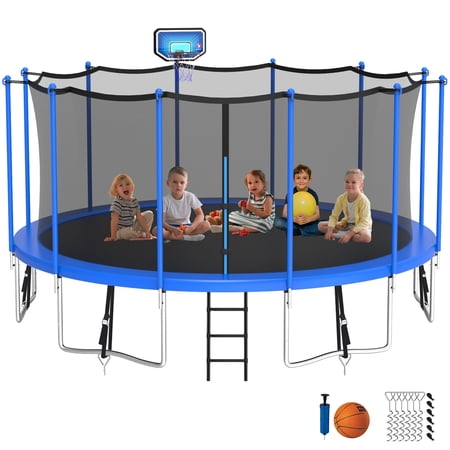 KOFUN Trampolines, 12FT 14FT 15FT 16FT Trampoline for Kids and Adults ...