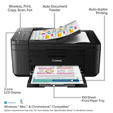 Canon PIXMA TR4722 Wireless InkJet All-in-One Printer, Copier, Scanner ...