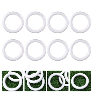 10 Pcs Foam Rings for Wreath Round Craft Rings Circle Rings for Front ...