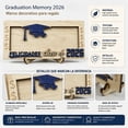Class of 2026 Graduation Cash Gift Holder, 3D Wooden Money Frame with ...