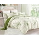 Swanson Beddings Graceful Floral Print 3-Piece 100% Cotton Bedding Set ...