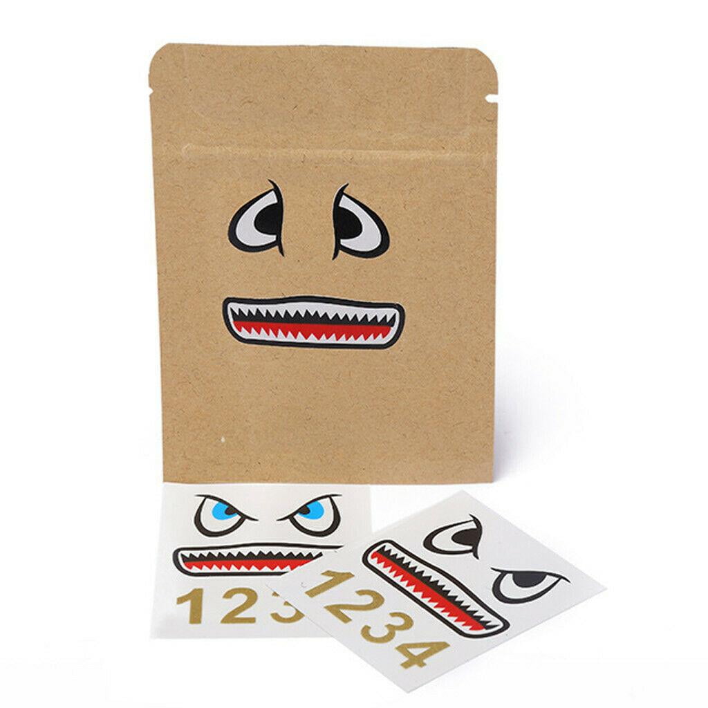 Click here for Arcadora 2x Shark Face Sticker Rc Drone Decoration... prices