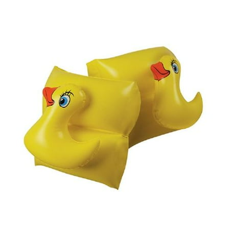 Yellow Duck Inflatable Kids Swimming Pool Arm Floaties - Walmart.com