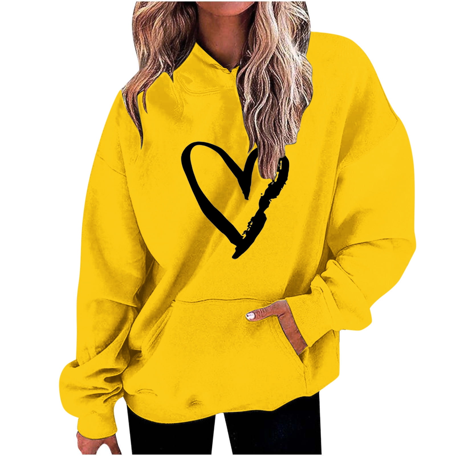 Click here for Erwazi Pullover Hoodies For Women  Valentines Hear... prices