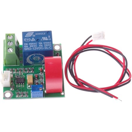 12V AC Current Detection Module 0-5A Current Sensor Module w/Relay ...