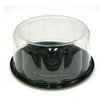 Pactiv Rose Pattern Plastic Cake Container 13", Black Base/Clear Lid ...