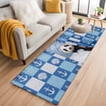 Area Rugs 2x6, Funny Panda Bathing Non Slip Washable Rug Indoor Carpet ...