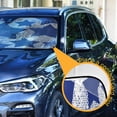 Blue Stars with Graffiti Background Windshield Sun Shade Automobile ...