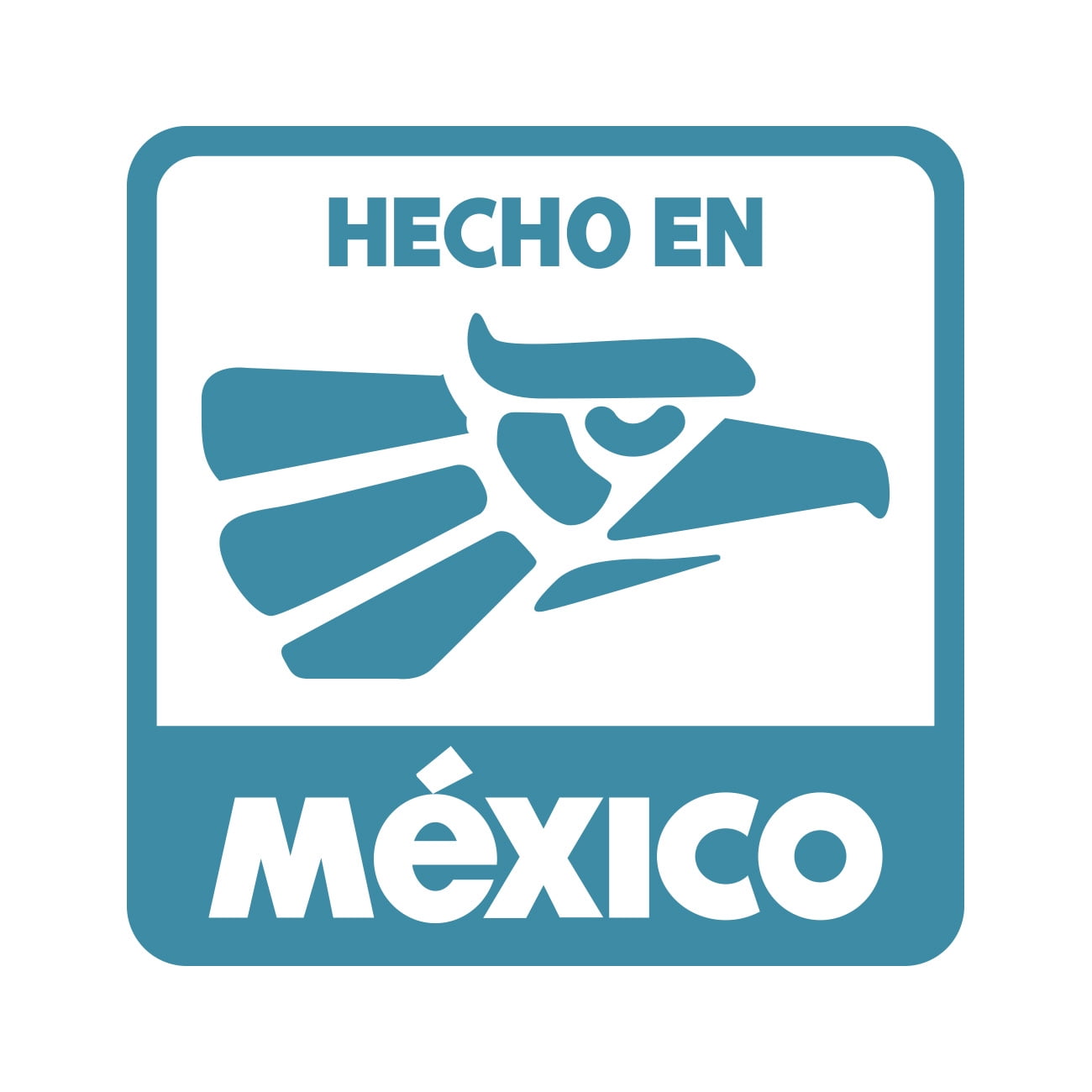 Hecho en Mexico Sticker Decal Die Cut - Self Adhesive Vinyl ...