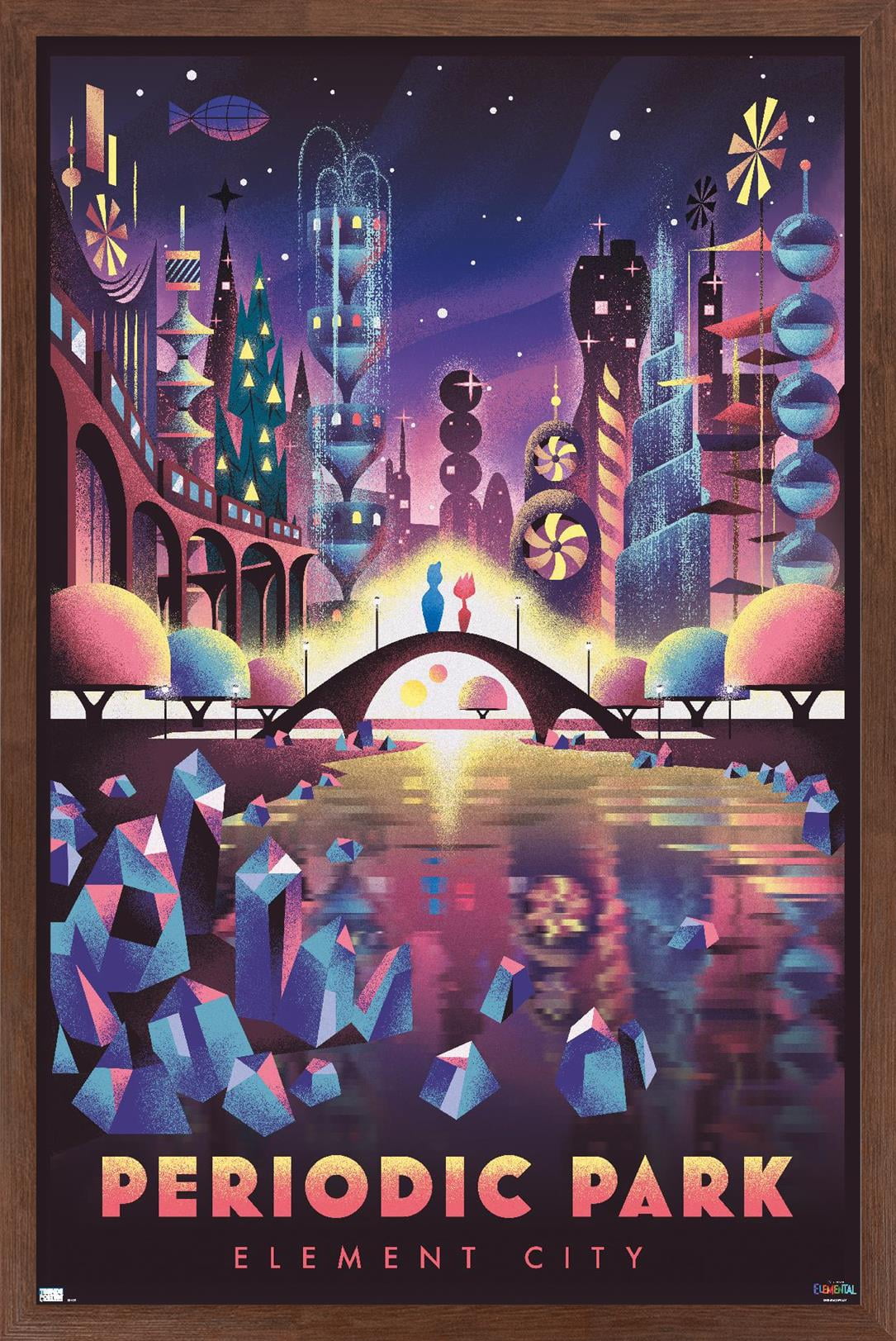 Disney Pixar Elemental - Periodic Park Wall Poster, 14.725" x 22.375 ...