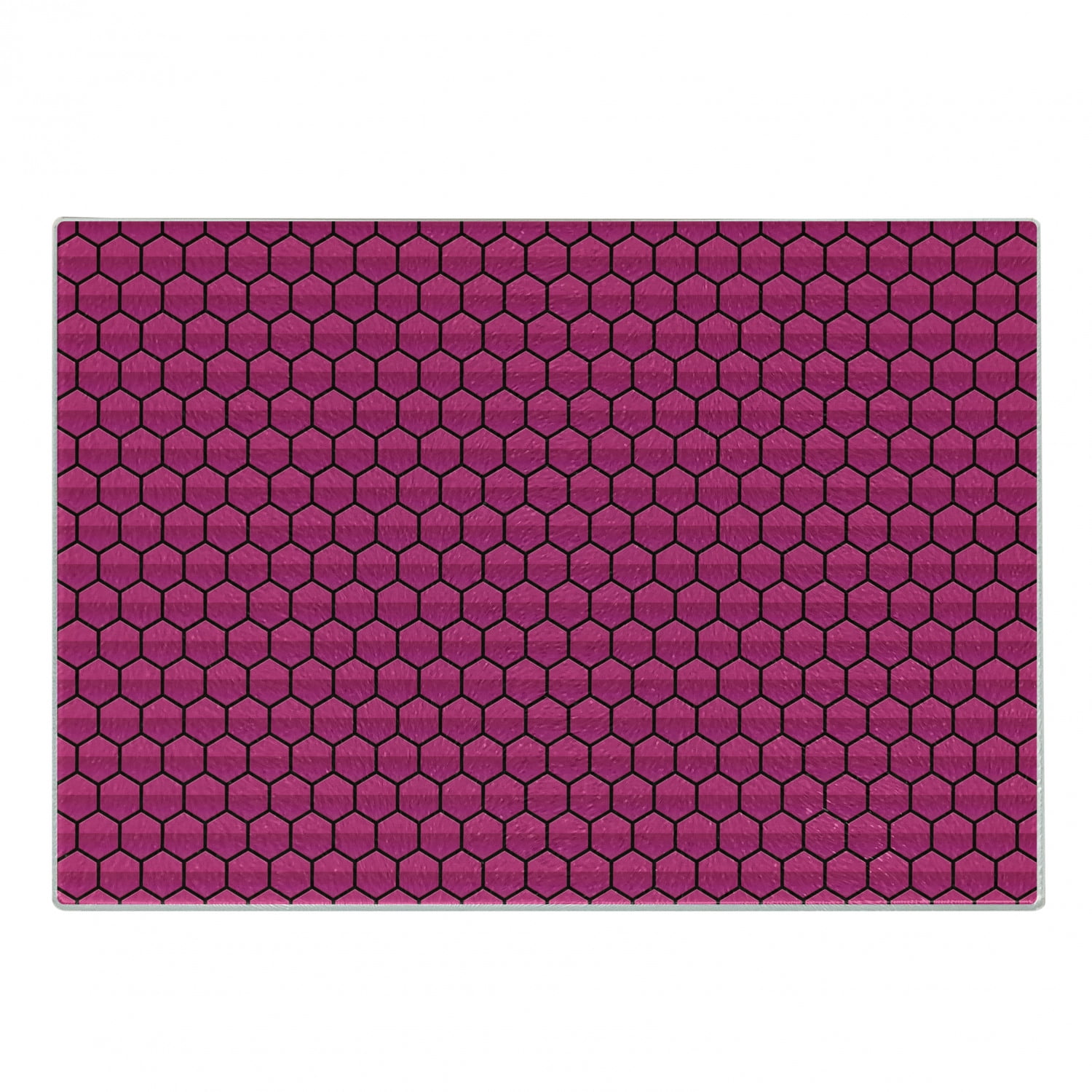 Hot Pink Cutting Board, Honeycomb Pattern Nature Inspired Design with ...