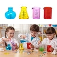 4Pcs Small Clear ABS Measuring Cup Graduated Measuring Beakers for ...