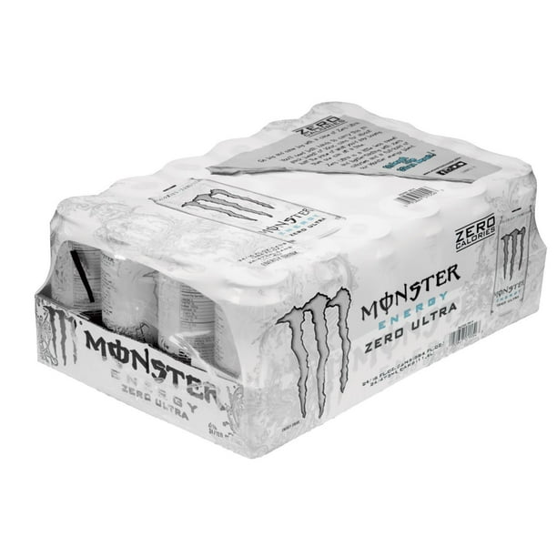 Monster Zero Ultra Energy Drink, 16 Fl Oz, 24 Ct - Walmart.com