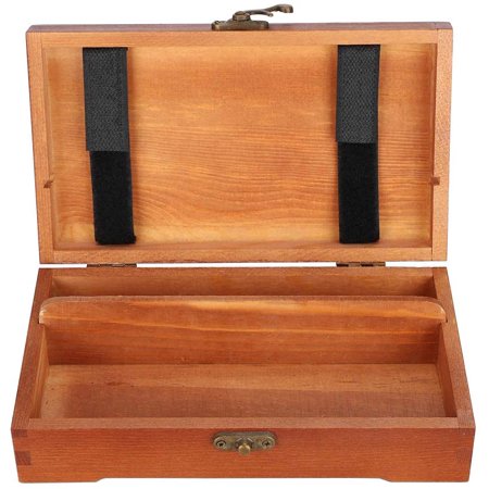 Wooden Sketching Pencil Box Wooden Storage Box, Book Jewelry Storage ...