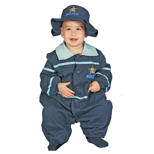 Dress Up America 295-0-9 Baby Police Officer Costume Set - 0-9 Months ...