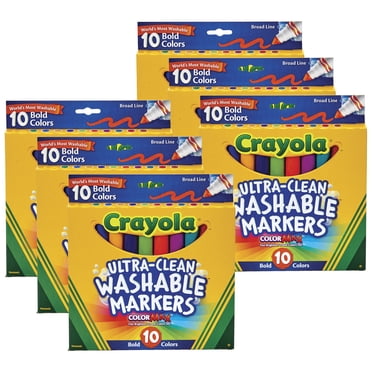 Crayola Silly Scents Slim Scented Washable Markers - Broad Marker Point ...