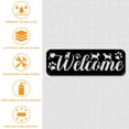 1pc Iron Wall Art Decorations for Front Porch Living Room Kitchen Matte ...