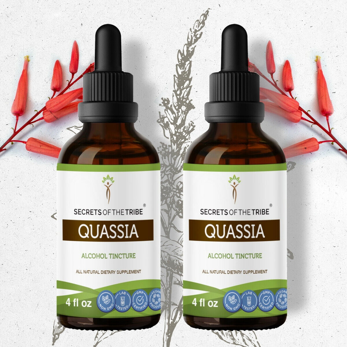 Quassia Tincture Alcohol Extract Wildcrafted Quassia Amara Healthy