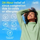 Claritin-D 24 Hour Allergy Medicine, Nasal Congestion & Sinus Pressure ...