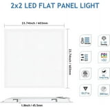 24 Pack 2x2 LED Flat Panel Light Drop Ceiling 0-10V Dimmable, 20W/30W ...