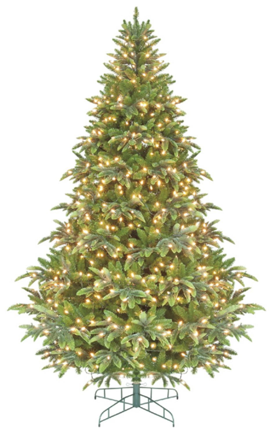 6.5' Pre-Lit Ready Shape Instant Power Cascade IPT Christmas Tree ...