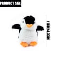 Cartoon Penguins Plush Pendant Keychain Pack of 6 Arctics Theme Keyring ...