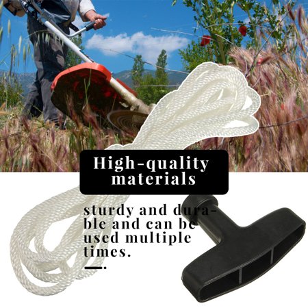 Lawn Mower Starter Handle Pull Cord Rope Set Universal Cord Kit for ...