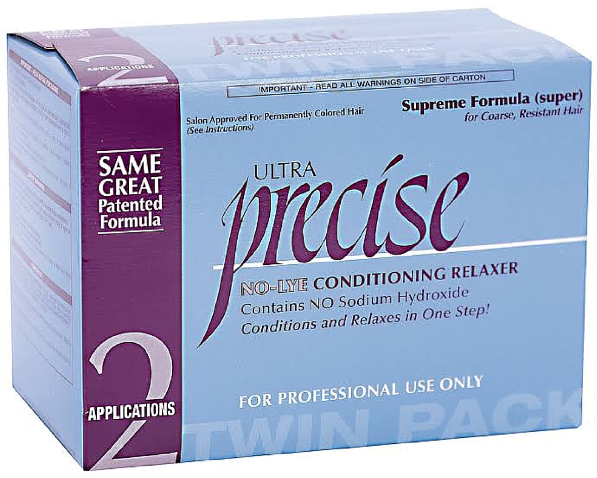 Ultra Precise No-Lye Conditioning Relaxer, Supereme 2 ea - Walmart.com