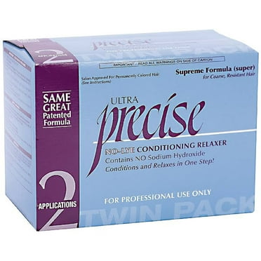 Ultra Sheen Supreme No Lye Relaxer Conditioning Hair Creme, Regular, 2 ...