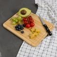 Mainstays 8.5" x 11" Non-Slip Bamboo Cutting Board, 100% Natural Bamboo ...