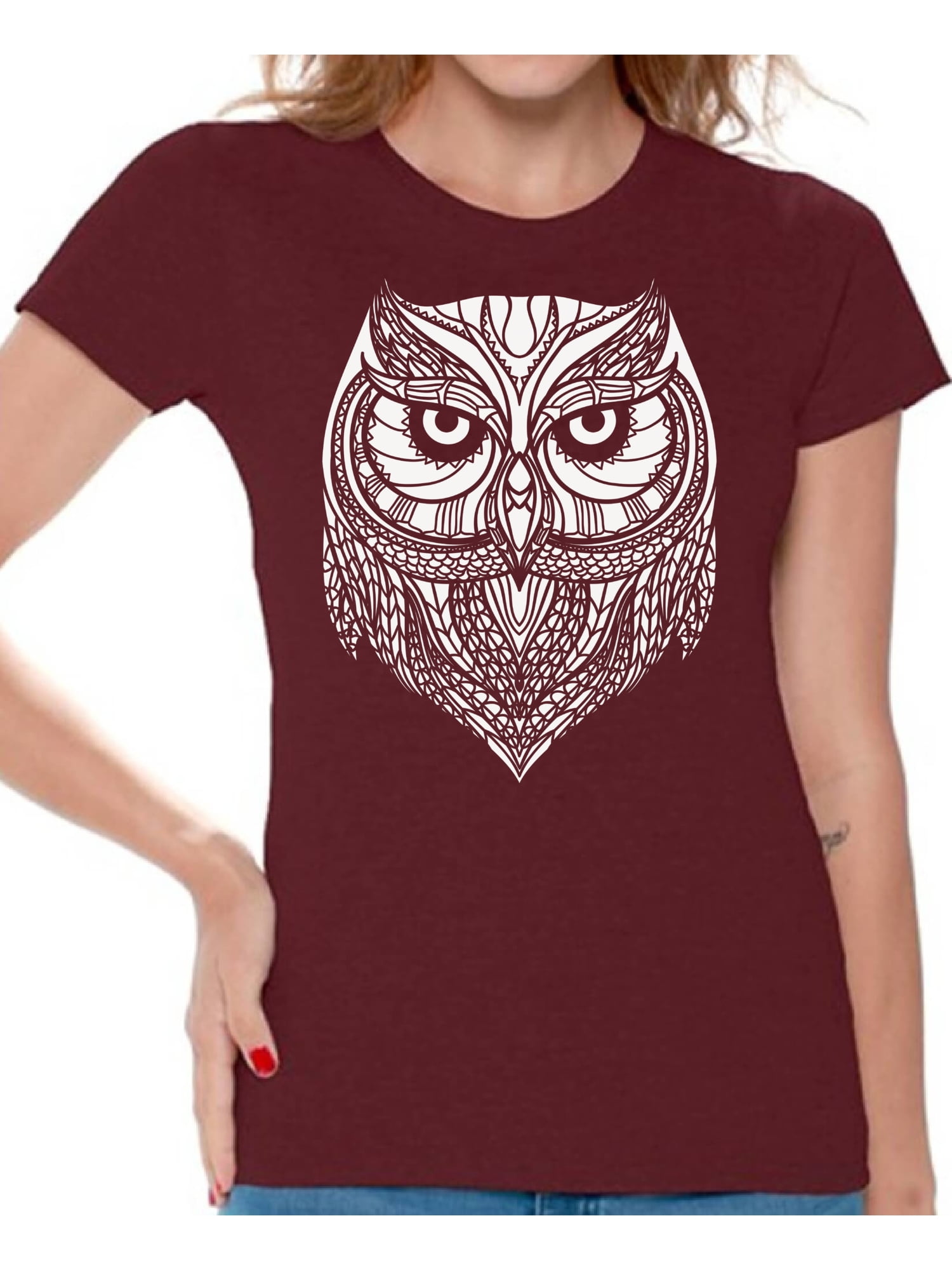 Awkward Styles Beautiful Owl T-Shirt for Women Patterned Shirts for ...