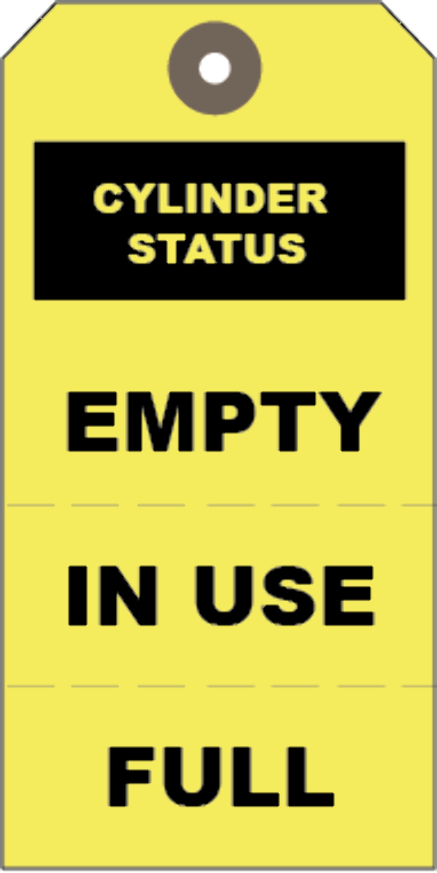 Cylinder Status Full In Use Empty Cylinder tag (25/pack) - Walmart.com