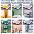 54 PCS Paint Roller Kit with Extension Pole, All-in-One Painting ...
