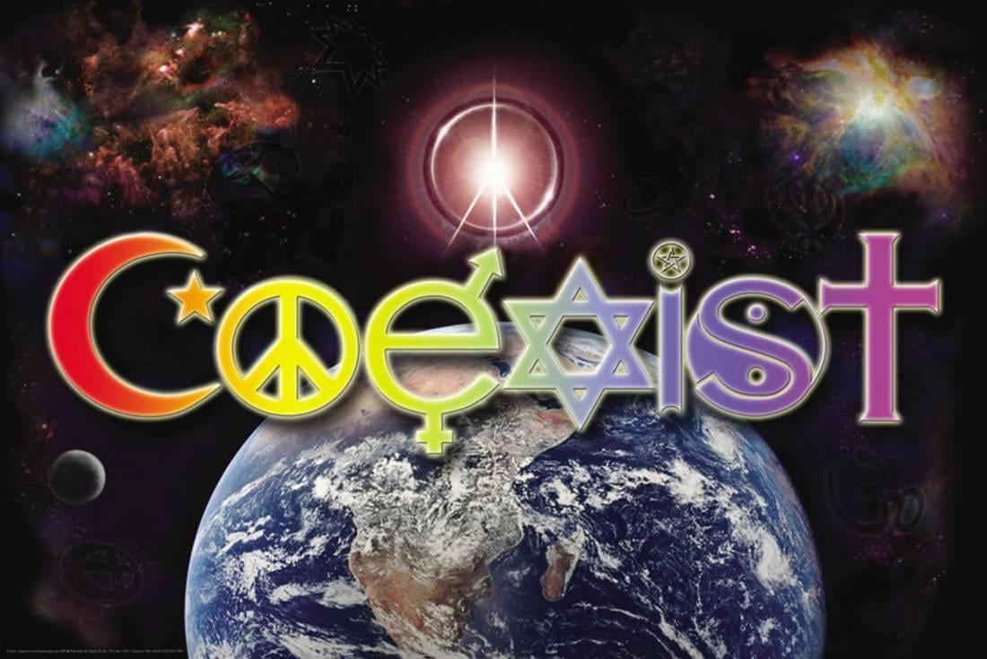 Coexist Poster - 36x24 - Walmart.com