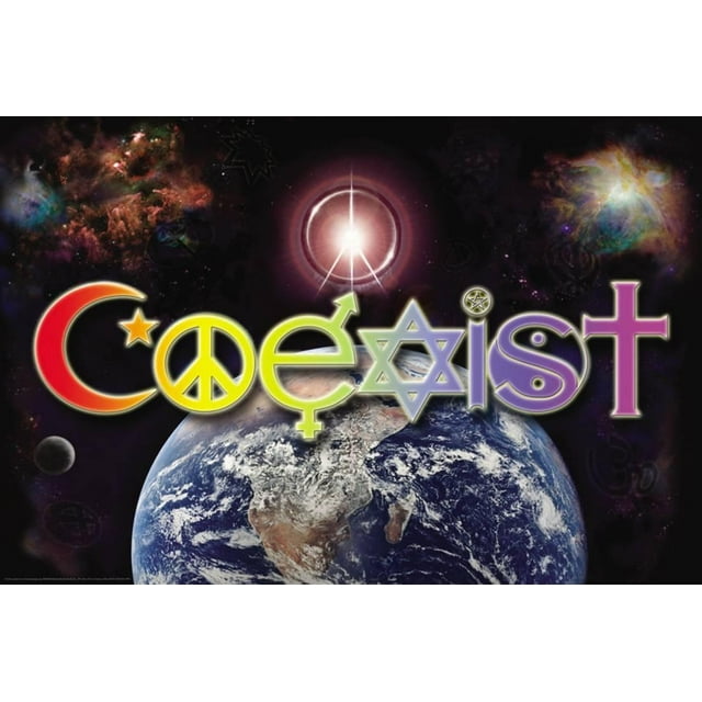 Coexist Poster - 36x24 - Walmart.com