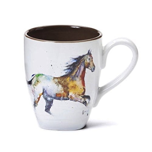 Demdaco Dean Crouser Running Horse Coffee Tea Mug Cup - Walmart.com