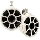 Wet Sounds Two Pairs of White REV 10 Swivel Clamp Tower Speakers with ...