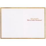 Avanti Press Santa Squirrel Holding Small Gold Gift Box of 10 Cute ...