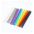 100pcs M-2 4mm Colored Numerals M Type CAT 6 Clip Cable Wire Marker 0 ...