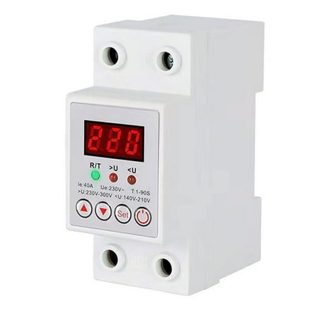 Din Rail Led Display Over Voltage Current Surge Relay Surge Arrester 40 ...