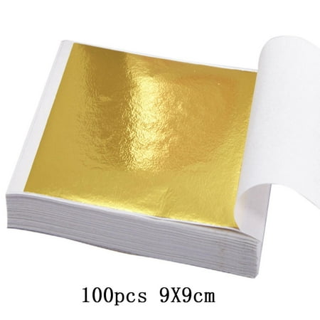 24K Gold Leaf Art Design Gold-Plated Frame Art DIY Decorative Materials ...