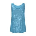 Gfyviroh Girls Sequin Tunic Tops Sleeveless Crewneck Cute Party Shirt ...