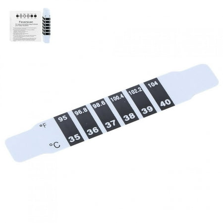 YLSHRF Thermometer Strip,Reusable Forehead Thermometer Strips Sticker ...