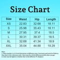 AzureSilk Ladies Summer Sport Shorts High Rise Elastic Waist Active ...