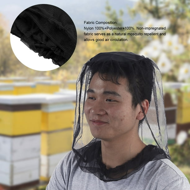 Sombrero de red para la cabeza con protección contra abejas, sombrero ...