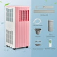 Costway 10000 BTU ASHARE Portable Air Conditioner 3-in-1 AC Unit with ...