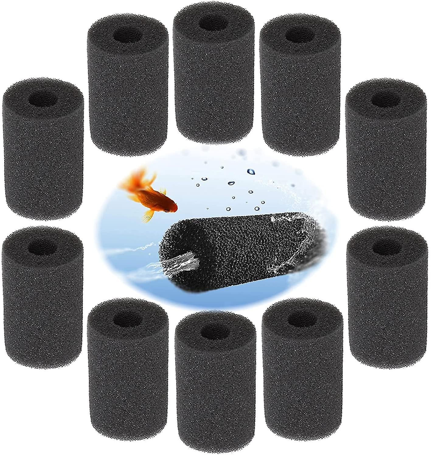 10 Uds filtro de entrada esponja prefiltro esponja acuario filtro ...
