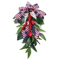 cpengpj Patriotic Design Garland 1-Piece, Multicolor Plastic, for ...